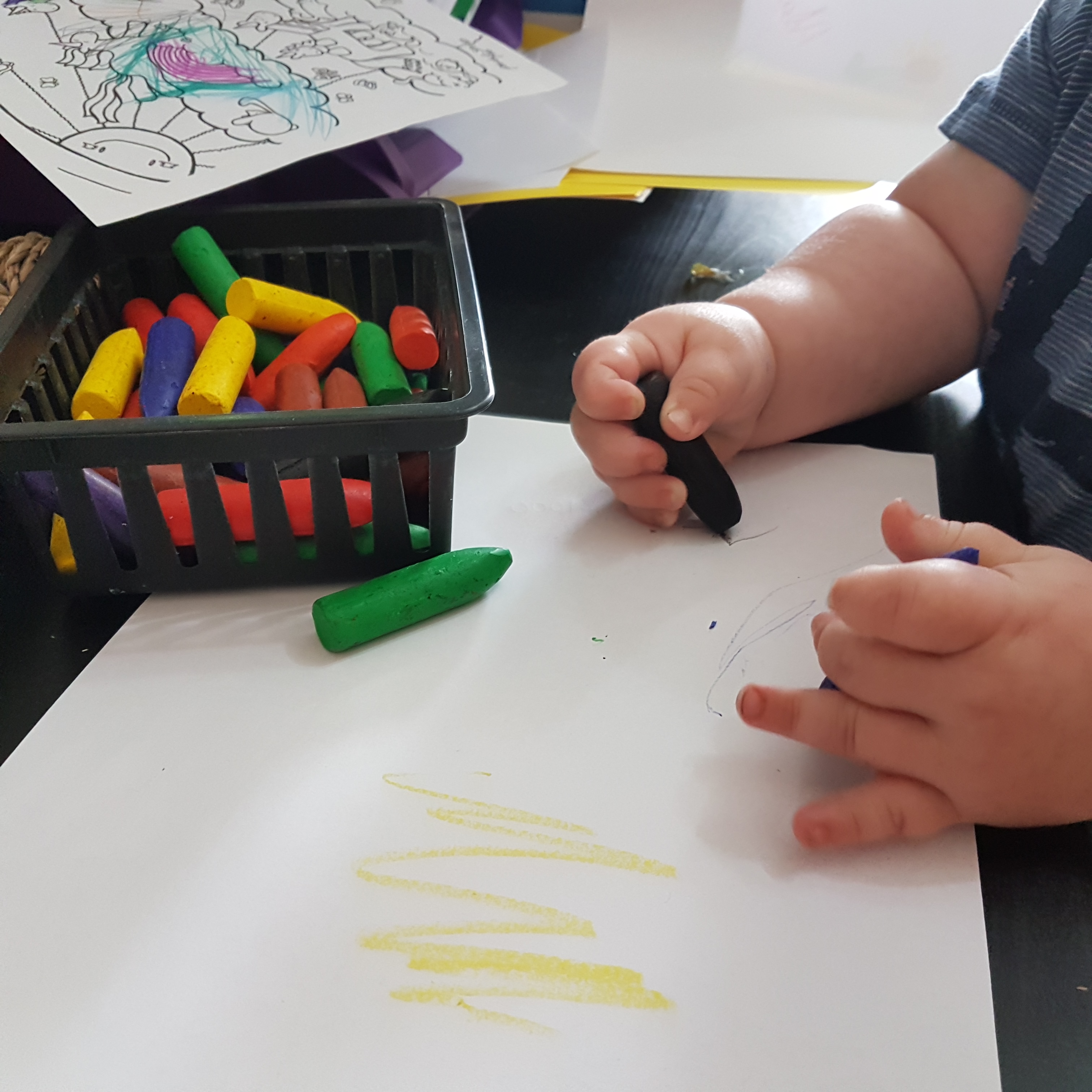 Selly Oak Childminder | Rainbow Robins - Mark Making
